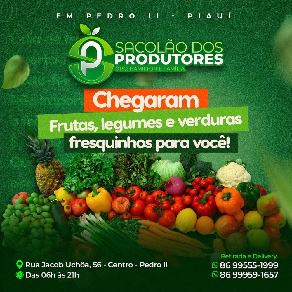 As Melhores Opções De Frutas E Verduras De Pedro Ii Estão No Sacolão